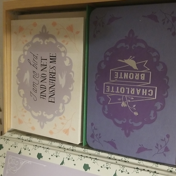 Insight | Office | Charlotte Bronte Deluxe Note Card Set With Keepsake ...